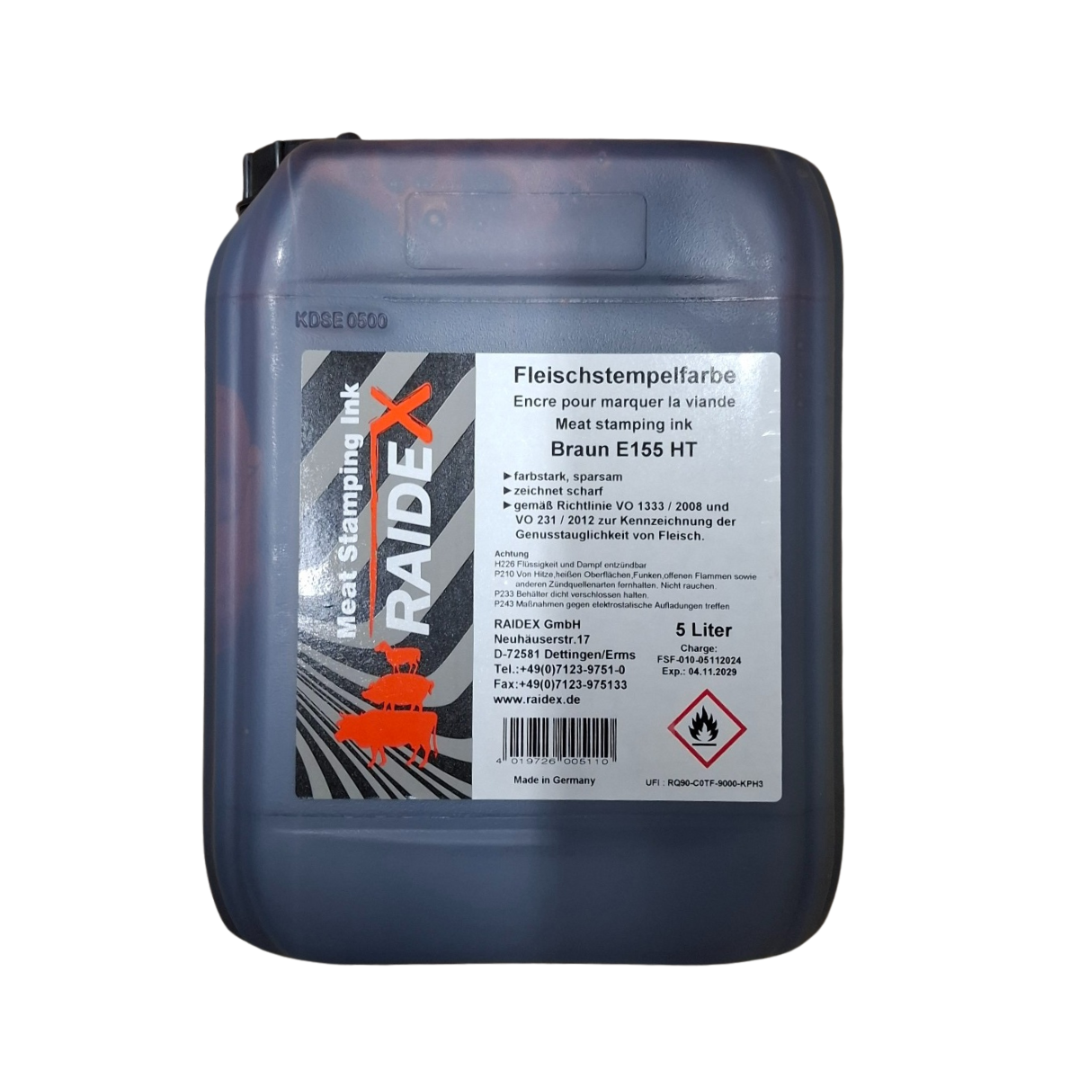 Marking ink for meat 5 liters