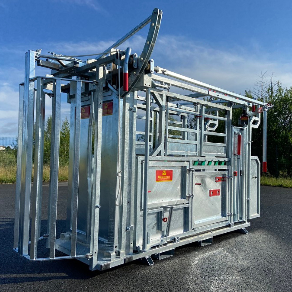 Cage de contention Maréchalle PM2810 galvanisée réglable