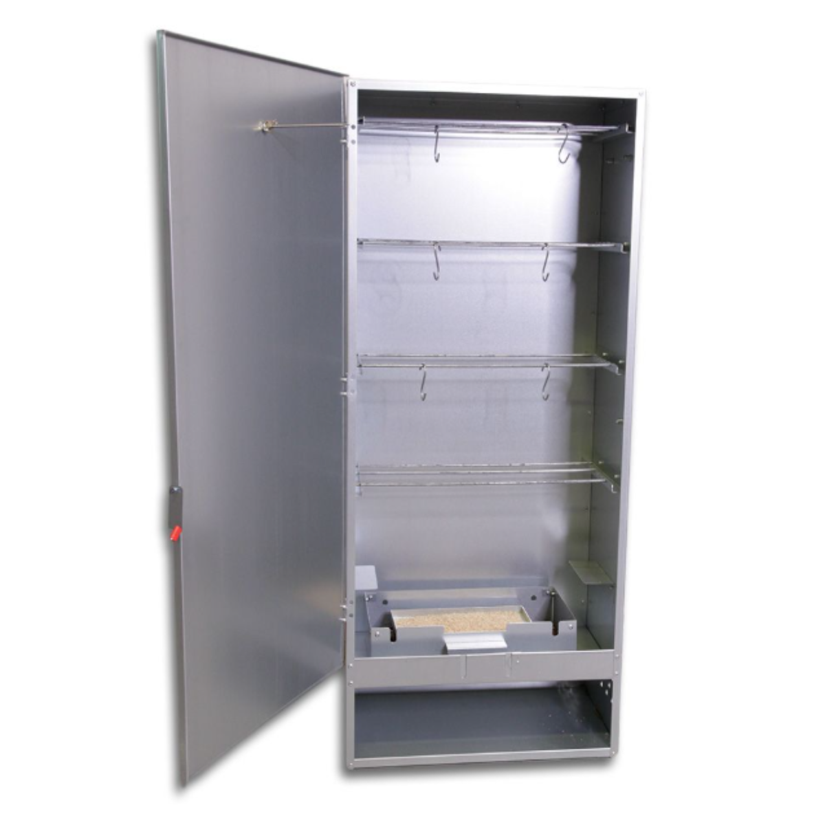 Large Metallic Smoker with 4 Levels